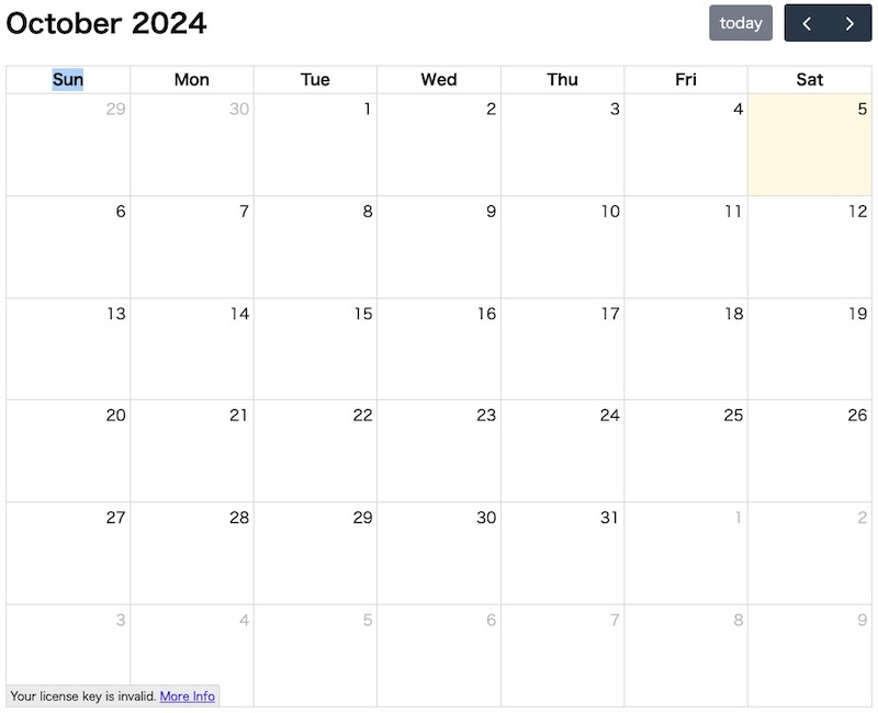 FullCalendar の使い方について | ブログ | メディカルデザイン株式会社